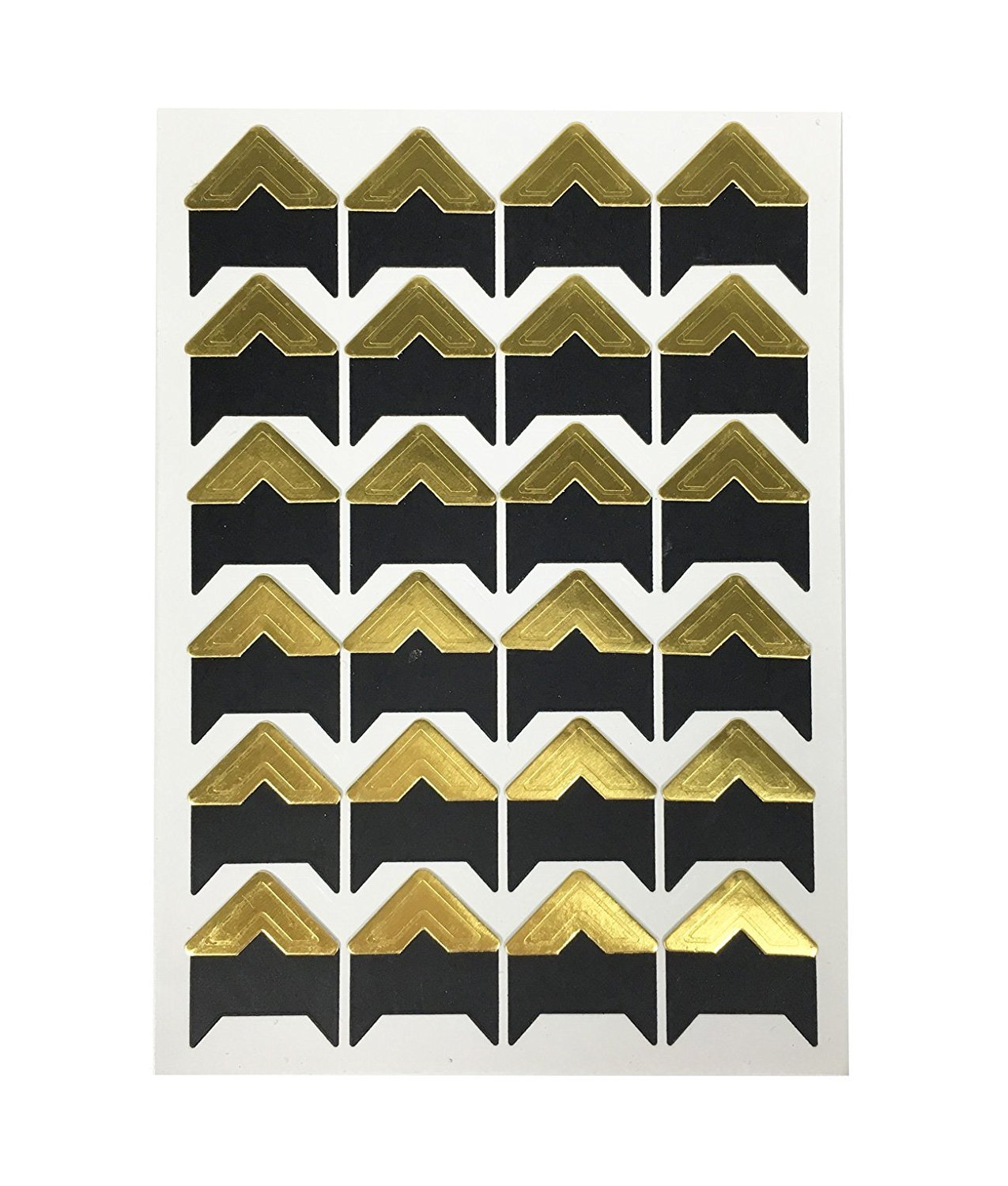 360 Count Self-Adhesive Acid Free Photo Corners for Scrapbooks Memory Books (Gold-Black-Kraft)