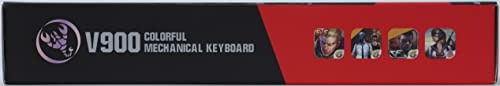 60% True Mechanical Gaming Keyboard Mouse Set, Type C Wired 61 Keys Layout Rainbow LED Backlit USB Waterproof Keyboard Anti-ghosting Keys+Lightweight RGB Mice 6400DPI for Computer/PC/Laptop/MAC(White)