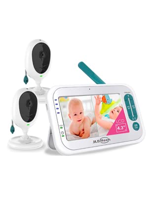 JLB7tech Add-on Camera Unit 5“ and 4.3" Split Screen Video Baby Monitor LB55955-2T,55963BV-2T,55953-2T,55953SPB-2T,JLB955SP-2T(B)(up to 2 Cameras)