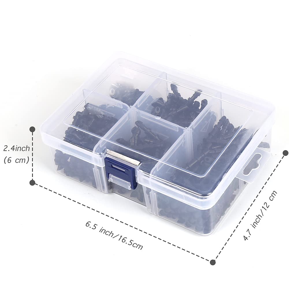 281 Pieces Irrigation Fittings Kit,Drip Irrigation Barbed Connectors for 1/4 Inch Garden Water Hose Connectors,100 Straight Barbs+40 Tees+60 Elbows+ 50 End Plug+ 30 4-Way Coupling+1Punch Tool