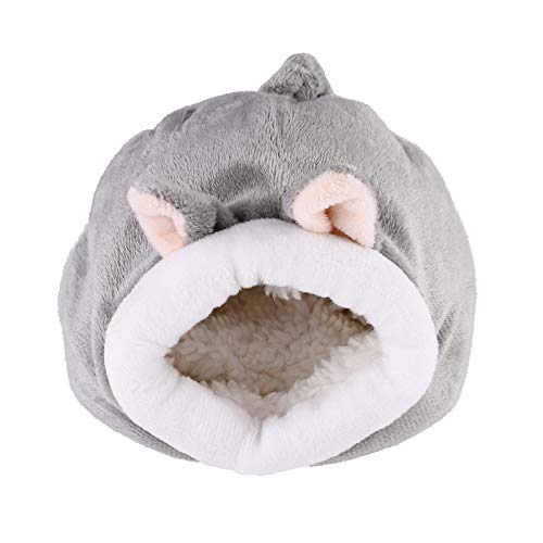 balacoo Hamster Winter Warm Bed House Hideout Small Animals Sleeping Cave Cotton Nest for Rat,Dwarf Hamster,Syrian Hamster