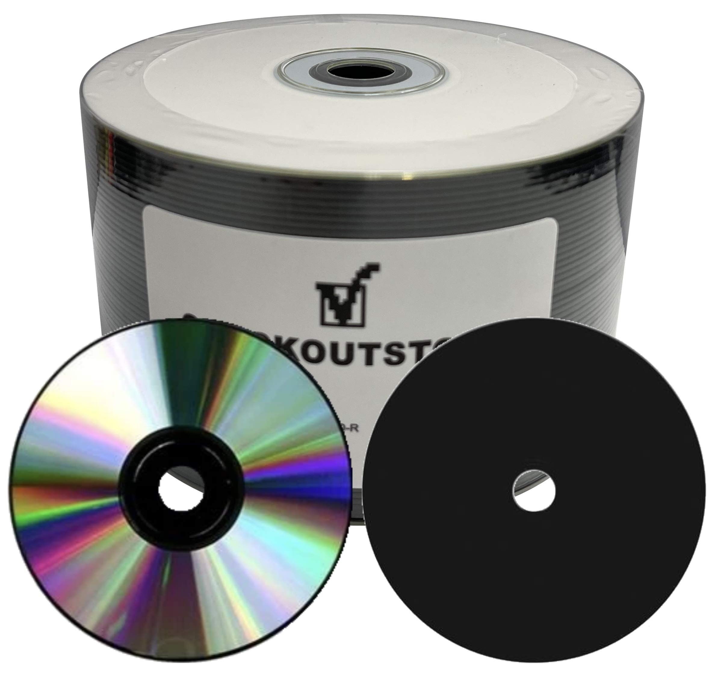 600 CheckOutStore 52x Black Bottom CD-R 80min 700MB Shiny Silver (Shrink Wrap)