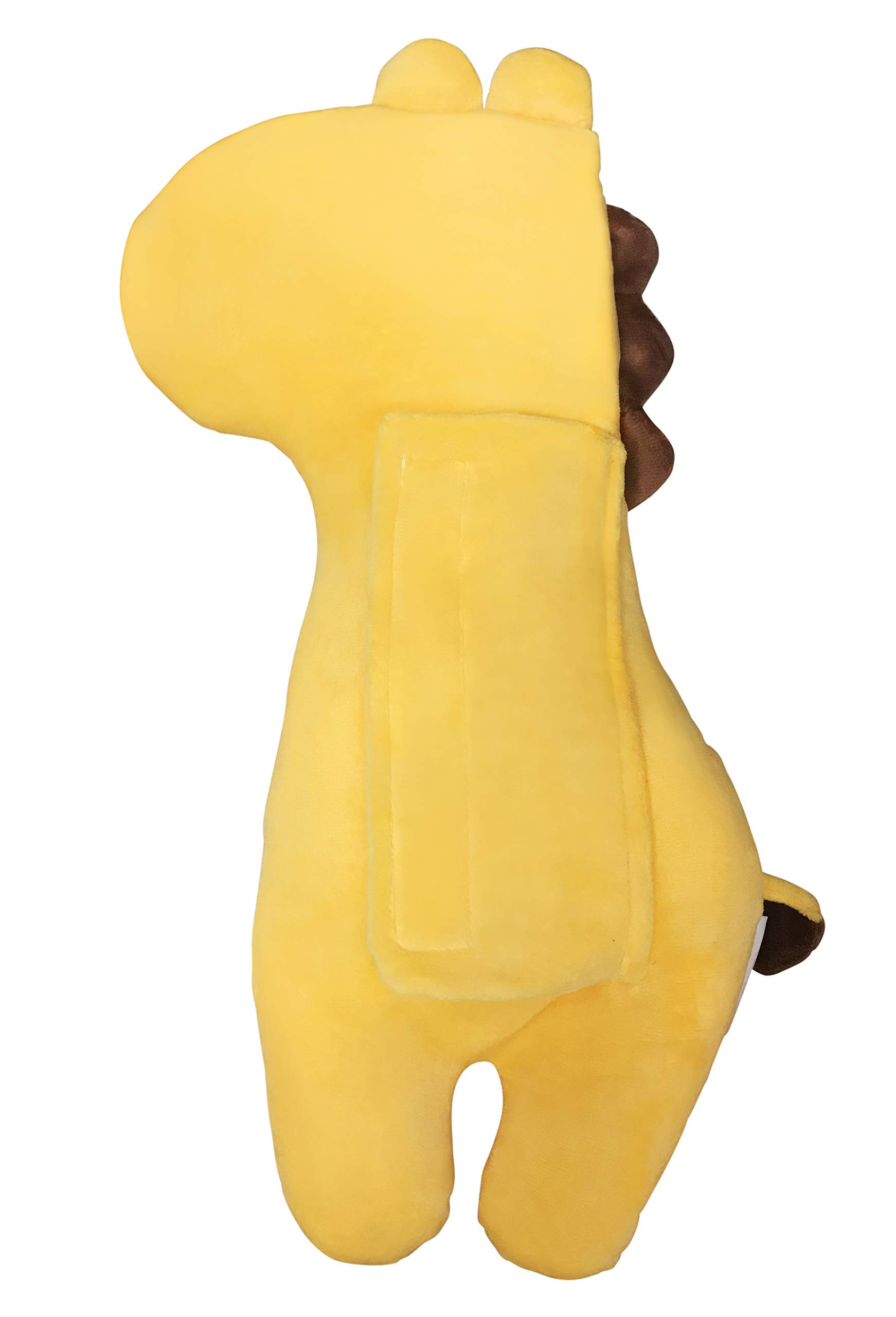 Attelia Kids Car Seat Belt Pillow for Kids, Neck Support Pillow Adjustable Seat Strap Shoulder Pads Road Trip Pillow Seatbelt Buddy (Yellow Giraffe R)