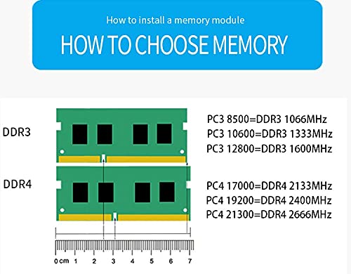 ZIFEI ram Memory DDR3 DDR3L 8GB 1333MHz PC3L-10600 Dual Rank 2Rx8 1.35V CL9 204-Pin SODIMM Module Notebook Memory for laptops Compatibel with Intel AMD and Mac Computer