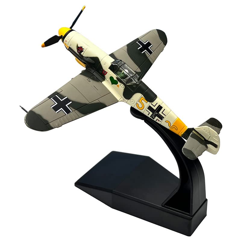 1/72 Scale WWII German Messerschmitt BF109 Metal Fighter Military Model Diecast Plane Model Gift Ornament Collection