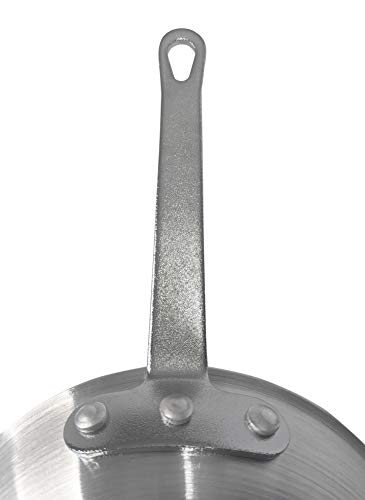 10 Inch Natural Finish Aluminum Frying Pan, Fry Pan, Commercial Grade - NSF Certified