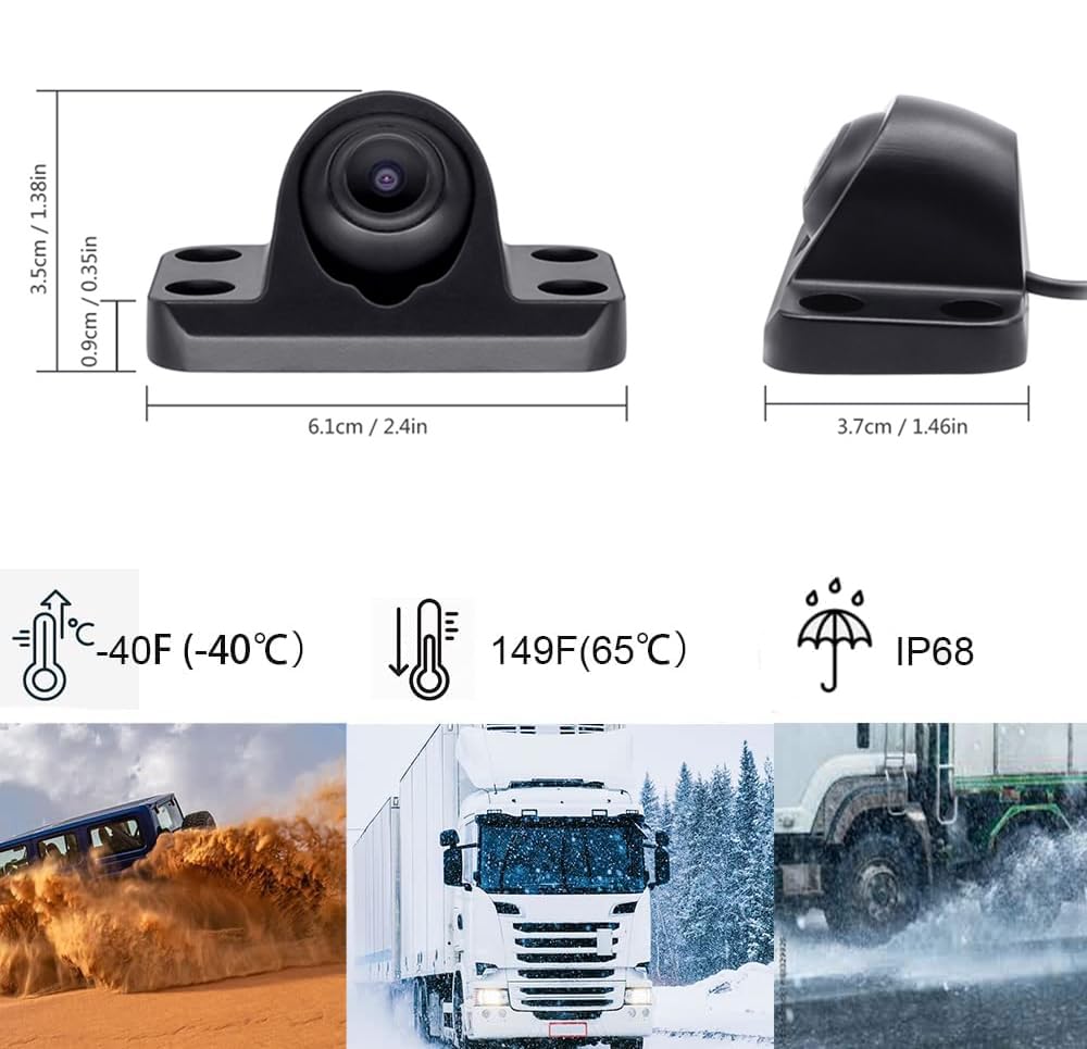JOINLGO 8-CH Mobile DVR Backup Camera System 10" HD Screen Remote Monitor on PC Phone GPS WiFi 4G SIM 1080 Vehicle Car DVR MDVR Video Recorder with Mini Waterproof Car Cameras for Truck/RV/Bus