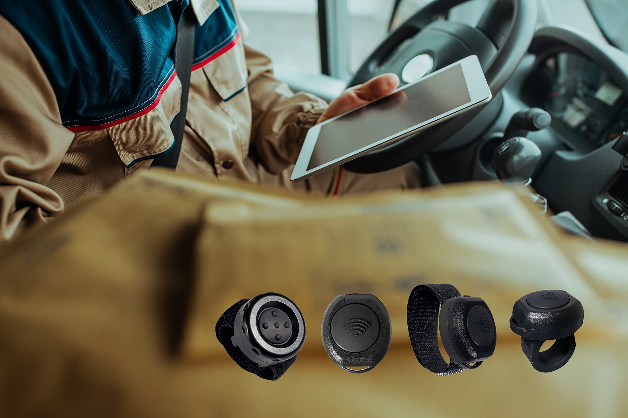 PRYMEBLU® Bluetooth Wireless PTT Button Switch ZELLO, Wave Communicator, ESChat, Unity, Streamwide and Many Other PoC Push-to-Talk Apps (BT-PTT-Z Mini)