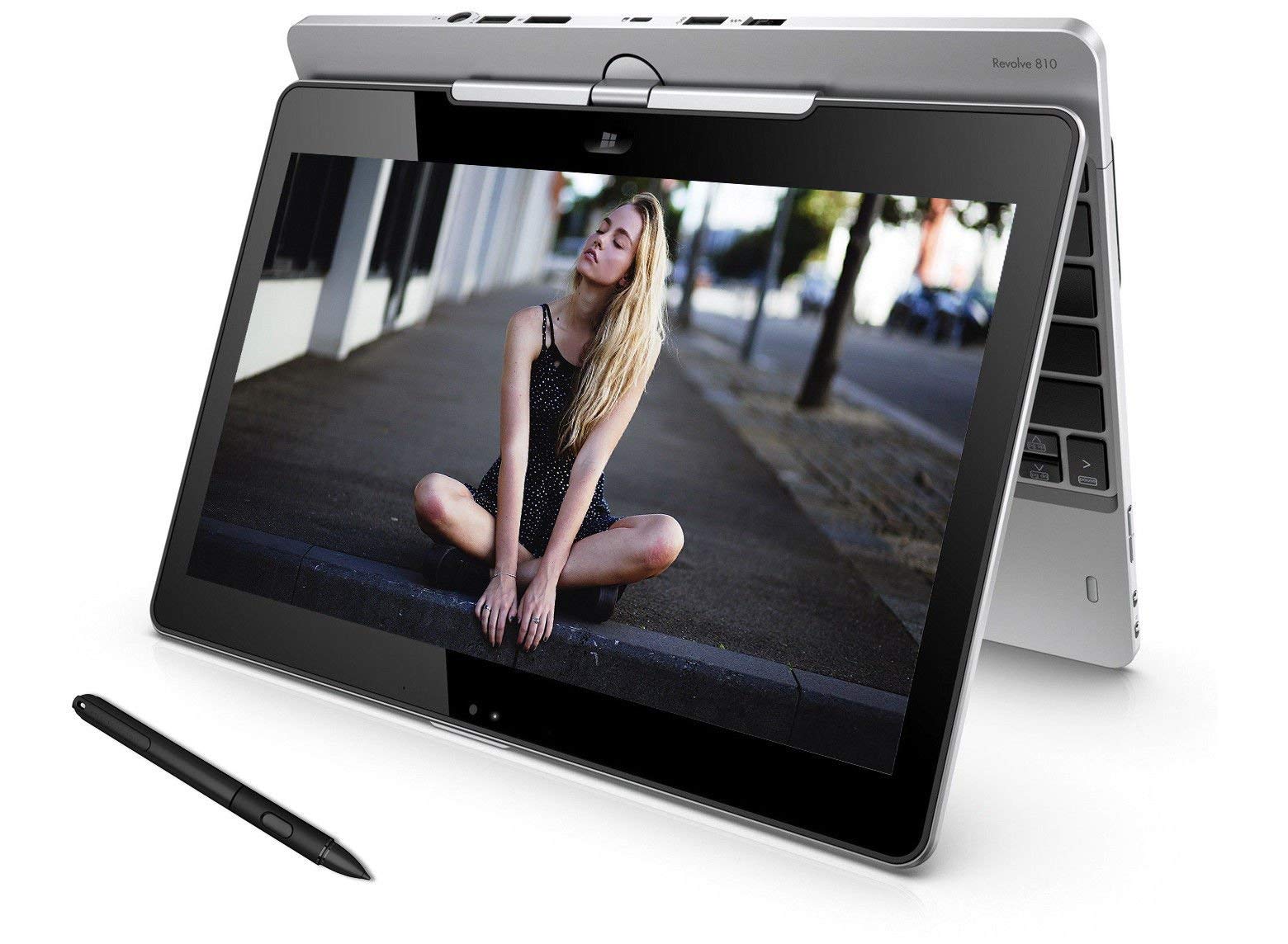 2018 HP EliteBook Revolve 810 G3 HD 11.6" Touchscreen Laptop Computer, Intel Core i7-5600U up to 3.20GHz, 8GB RAM, 256GB SSD, USB 3.0, Executive Pen, Windows 10 Professional (Renewed)