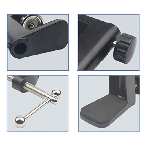 ARTIBETTER C Shape Desk Table Mount Clamp For Microphone Mic Suspension Boom Scissor Arm Stand Holder with Adjustable Screw