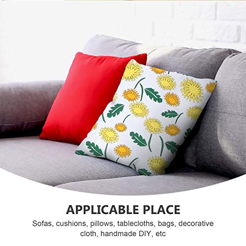 ARTIBETTER Embroidery Fabric Fall Flower Fabric Square Cotton Craft Fabric Bundle Patchwork 50X50cm Squares Quilting Sewing Patchwork DIY Artcraft Autumn Thanksgiving Day Supplies 8pcs Quilted Sheets