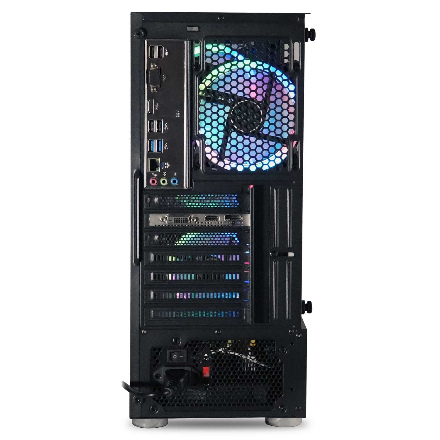 ViprTech Pro Gaming PC Desktop Computer - Intel Core i5 (3.8GHz), GTX 1050 2GB, 8GB RAM, 1TB, WiFi, RGB Lighting, Windows 10 Pro, Streaming, Editing, Warranty