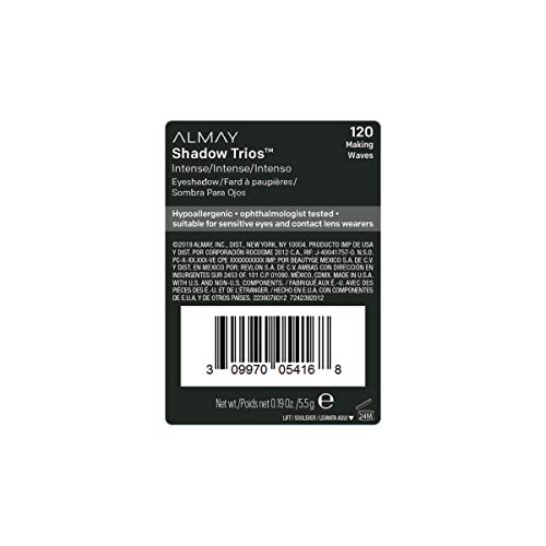 Almay Shadow Trio Eyeshadow Palette, Making Waves, 0.19 Ounce