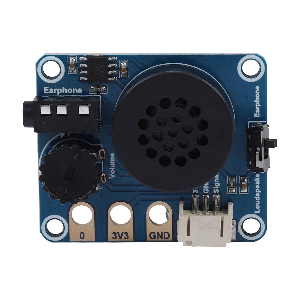 Speaker Module Expansion Board,Speaker Module Expansion Board for Micro: bit NS8002 Chip Compatible for 3.3V/5V Arduino Boards,Supports for Arduino Development Board