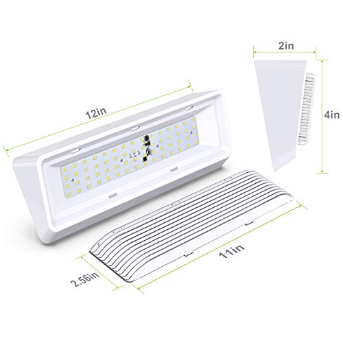 Leisure LED RV Exterior Porch Utility Light XL 12v 650 Lumen Lighting Fixture. Replacement Lighting for RVs, Trailers, Campers, 5th Wheels White Base Clear Lens (White, 1-Pack)