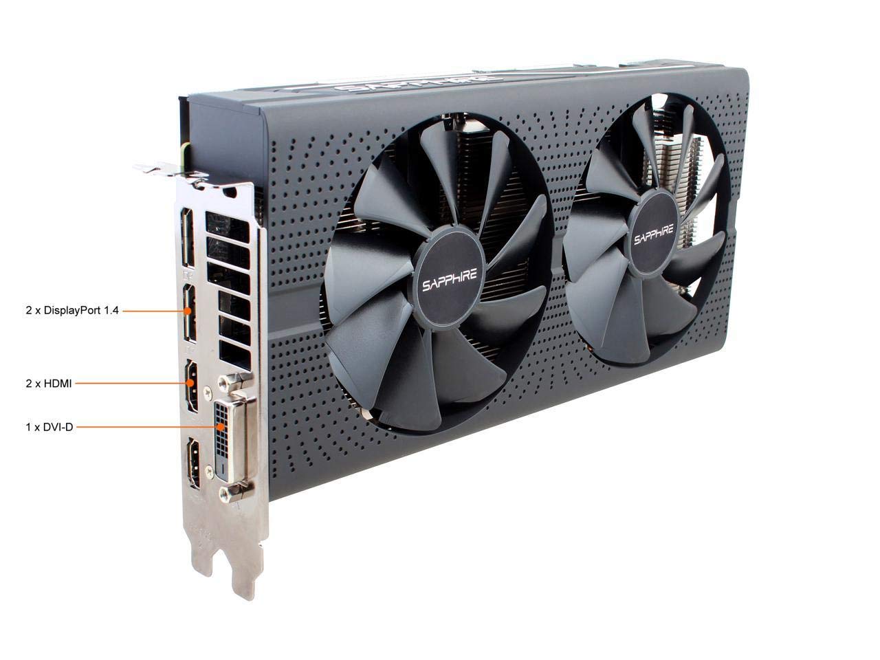 Sapphire Technology Sapphire Pulse Radeon RX 580 DirectX 12 11265-05-20T 8GB 256-Bit GDDR5 PCI Express 3.0 x16 CrossFireX Support ATX Video Card