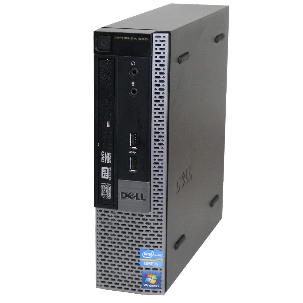 Dell Optiplex 990 Ultra Small Form Factor Desktop PC, Intel Quad Core i7-2600S up to 3.8GHz, 8G DDR3, 500G, WiFi, BT 4.0, Windows 10 64-Multi-Language Support English/Spanish/French (Renewed)