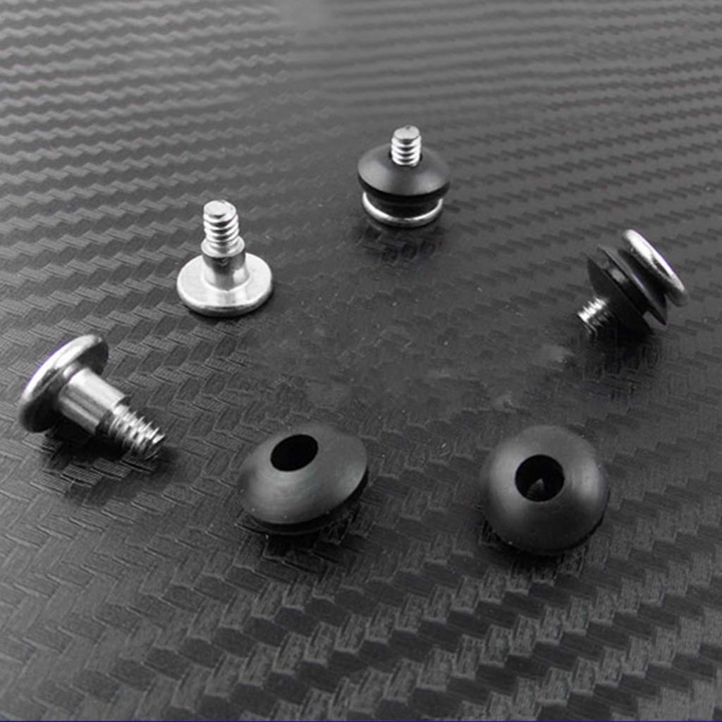 Sara-u 20pcs Computer Case Shockproof Screws + Shock Absorption 3.5-inch HDD Shock Absorption Screws