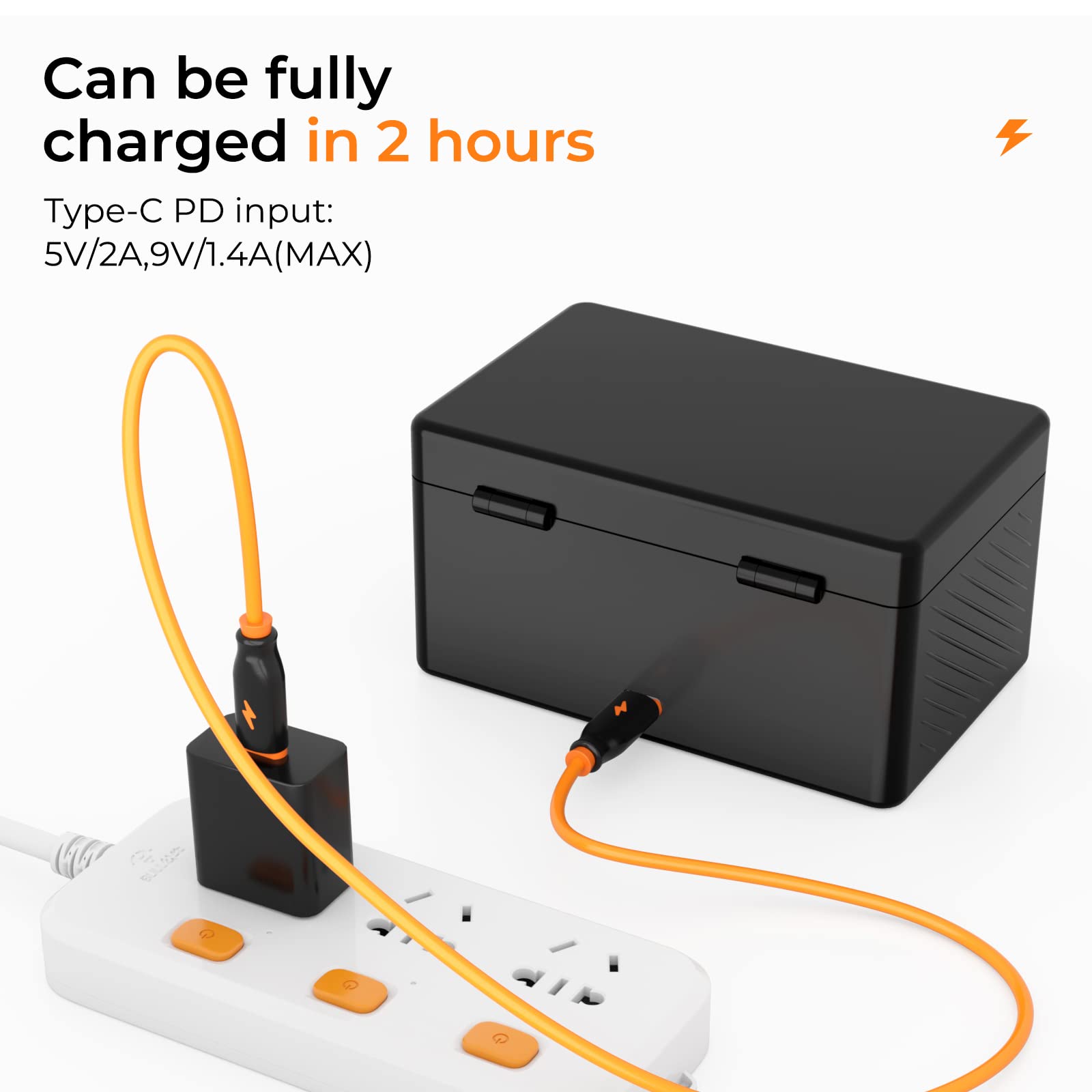 【2022 Upgraded】PS-R30 Pro Wireless Charging Case Compatible for Rode Microphones Wireless GO 2 & Rode Microphones Wireless GO, Build-in 3400mAh Battery with Storage Space
