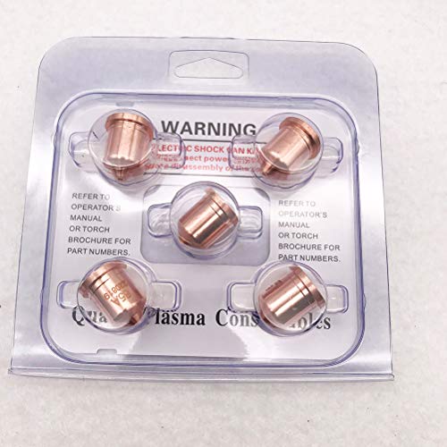 5pcs Multifunctional Plasma Cutting Mouth Electrode Nozzles Cutting Torch Supplies for Industry