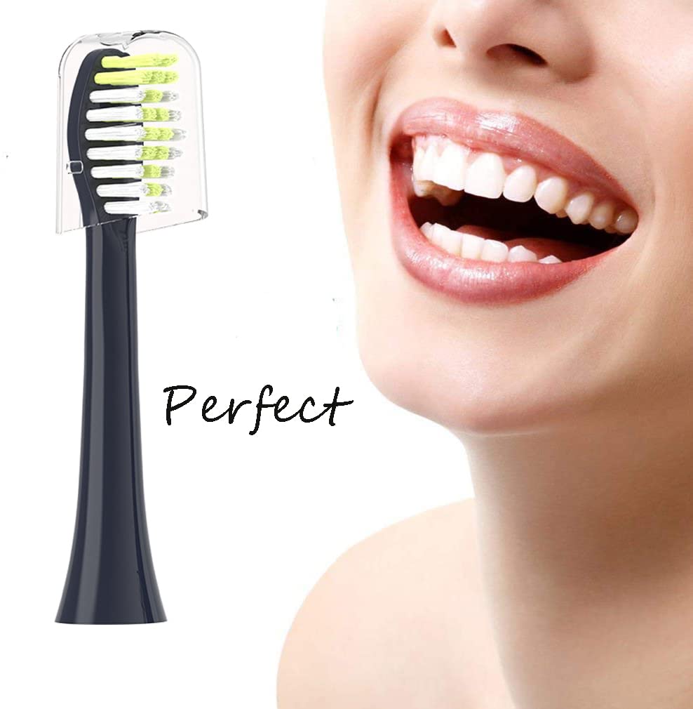 10 Pcs Toothbrush Replacement Heads Compatible with Philips Sonicare One Toothbrush HY1100/HY1200 Midnight Navy Blue BH1022/04,Generic Electric Tooth Brush Head fit for Philips One