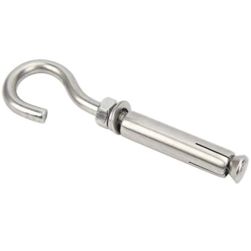 10 Pcs Expansion Bolts Hook Opening Hole Stainless Steel for Medical Communication Equipment, Wall Ceiling Hanging