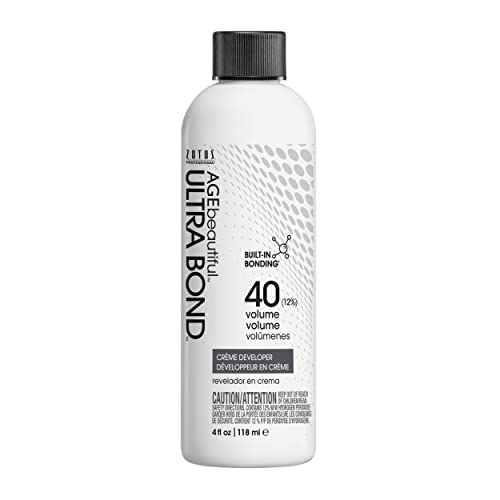 ULTRA BOND 40 Volume Hair Developer with Built-in Bonding to Strengthen & Protect Hair, 4 Fl Oz