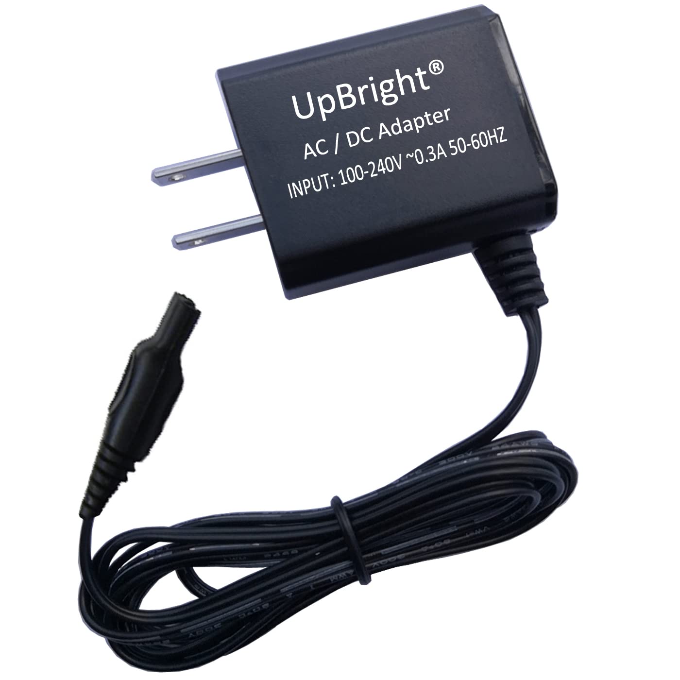UpBright 2-Pin 5V AC Adapter Compatible with Mangroomer Ultimate Platinum Pro Self Haircut Clipper Private Groomer Lithium Max Plus+ Body Back Shaver Trimmer 1999-6 PP99-6 ZDJ050100US Battery Charger