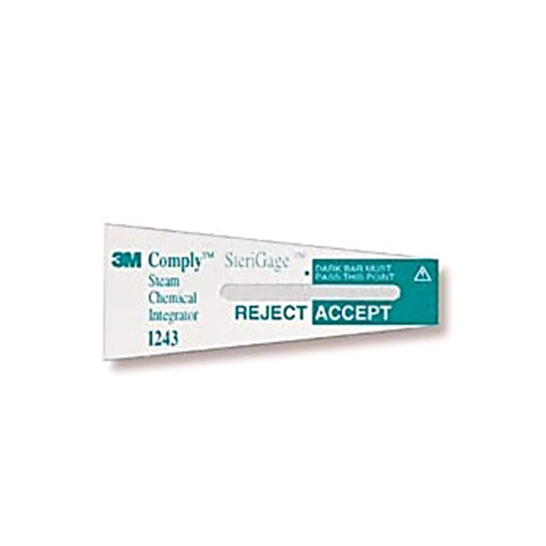 3M Purification 1243B Comply Steam Chemical Integrator Pack (Pack of 1000)