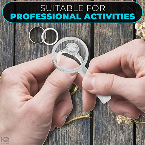 20Pcs Mini Magnifying Glass for Reading - Magnifying Glasses for Kids Magnifying Glass Medical Equipment Science Party Favors - Plastic Magnifying Lens for Reading Magnifiers for Seniors Geology Tools
