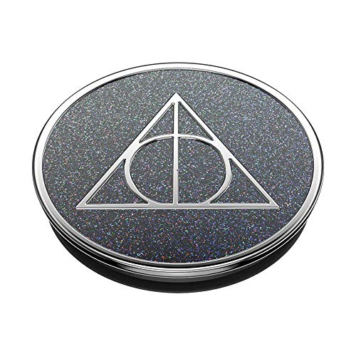 PopSockets Phone Grip with Expanding Kickstand, PopSockets for Phone - Enamel Death Hallows Glitter