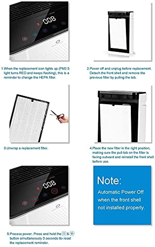 Airthereal Bundle | APH260 Air Purifier and 1-pack Spare Replacement Filter, Pure Morning