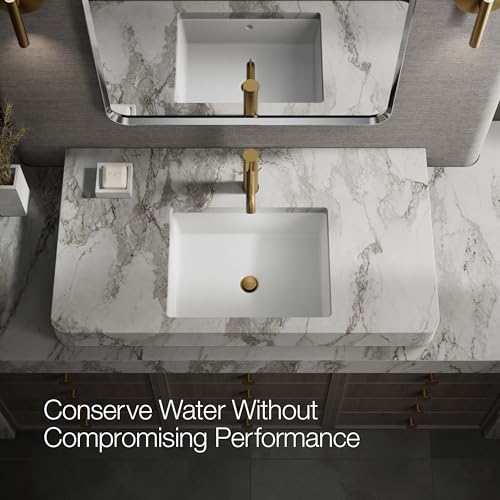 Kohler 77958-4A-2MB Components Plumbing Fixtures, Vibrant Brushed Moderne Brass