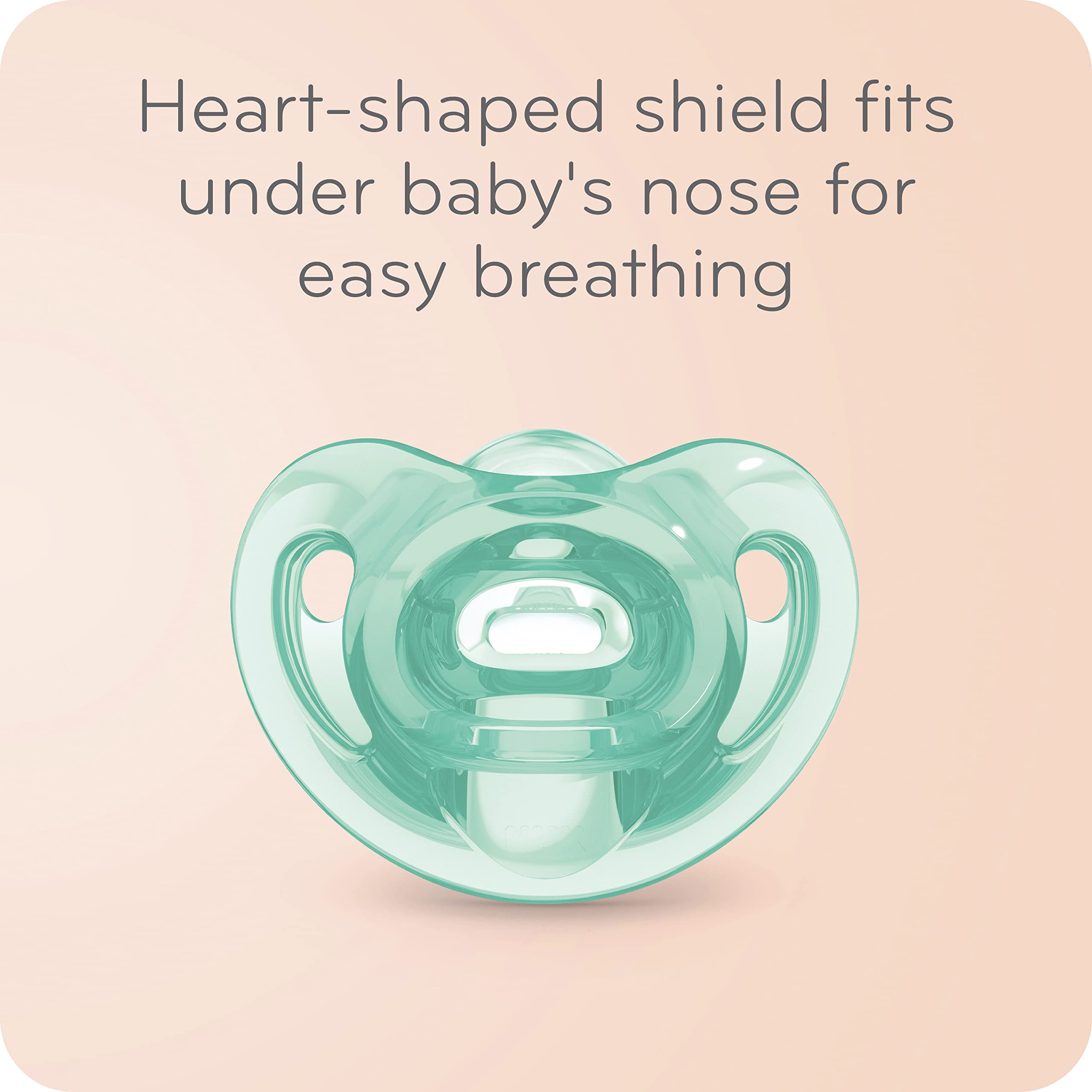 NUK Comfy Pacifiers, 6-18 Months, 6 Count