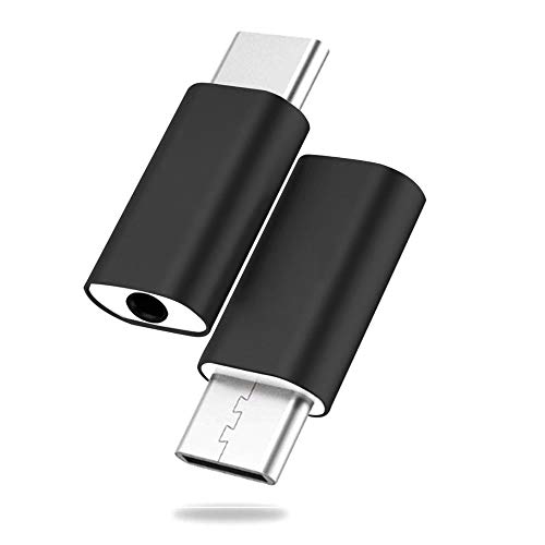 2PC Type-C to 3.5mm Jack Earphone Converter USB C to 3.5mm Headphone Audio Adapter Cable