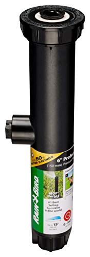 Rain Bird 1806APPRS Pressure Regulating (PRS) Professional Pop-Up Sprinkler, Adjustable 0° - 360° Pattern, 8' - 15' Spray Distance, 6" Pop-up Height, Black