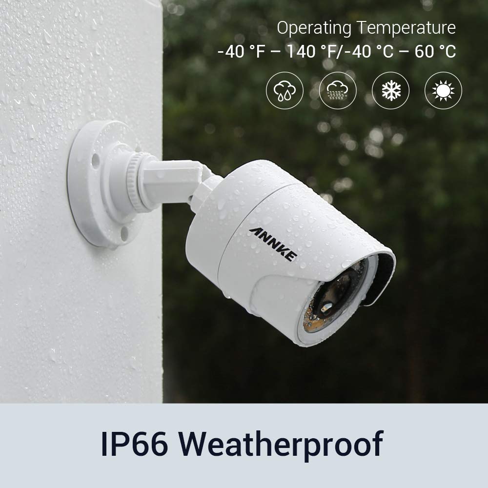 ANNKE 16CH 5MP Lite Security Camera System, H.265+ DVR Surveillance Video Recorder, 12x1080P IP66 Weatherproof Home CCTV Cameras, Easy Remote, Motion Alert, 85ft Night Vision, NO Hard Drive Included