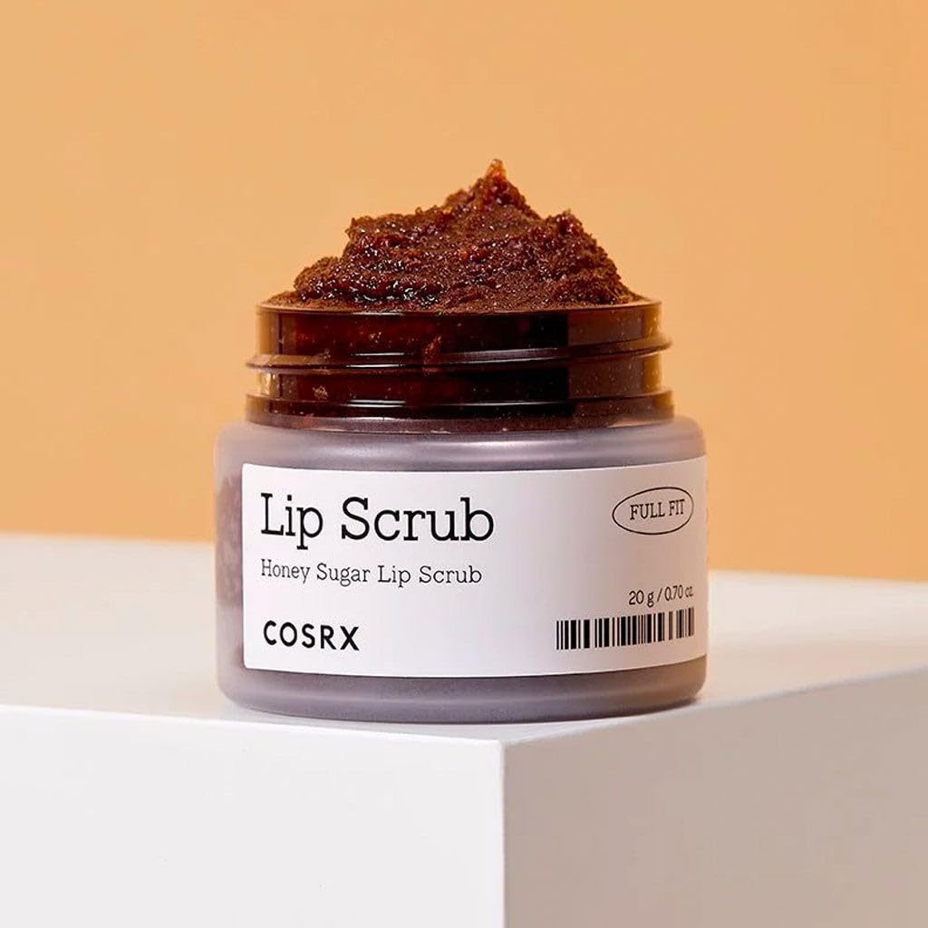 COSRX Lip Care Balm for Dry Chapped Lips, Enriched with Shea Butter, Sleeping Mask, Korean Skin Care, Animal Testing-Free, Artificial Fragrance-Free, Parabens-Free (Lip Scrub)