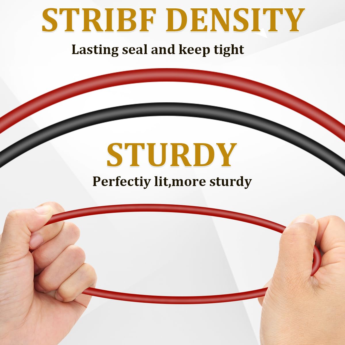 2 Pack Black and Red Elasticity Lid Latch Strap Rubber Band 6-7-8 Quart Compatible for Hamilton Beach Crock Pot Slow Cooker