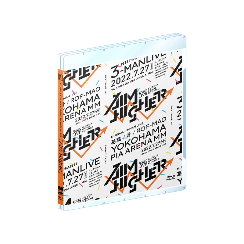 【Amazon.co.jp限定】Kuzuha & Kanae & ROF-MAO Three-Man LIVE「Aim Higher」通常版(マイクロファイバー ミニハンカチサイズ付) [Blu-ray]