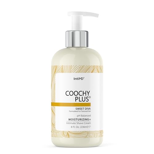 Coochy Plus Intimate Shave Cream + Pre-Shave Elixir Moisturizer Oil Kit β HydroLock & MOISTURIZING PLUS Continuous Hydration Reliefs Razor Burn Bump Ingrown Hair