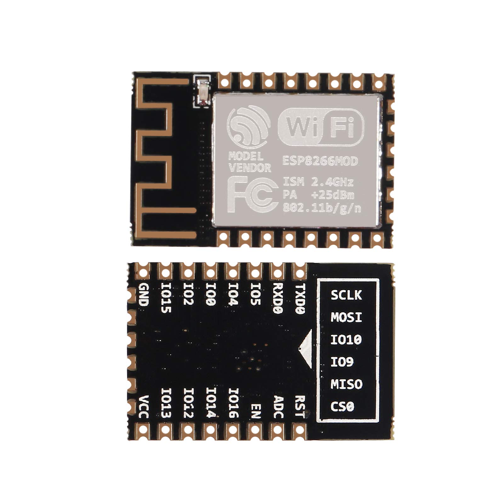 ACEIRMC ESP8266 ESP-12F WiFi Serial Module Microcontroller 802.11N Module Wireless Transceiver Remote Port Network Development Board for Arduino NodeMCU MicroPython (ESP-12F)