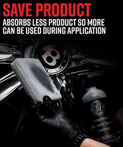 Adams Microfiber Applicator Pad (2 Pack) β All Purpose Car Detailing Applicator Sponge | Use with Ceramic Coating for Cars, Car Wax, Paint Sealants, Compound, Polish, Conditioner, Glazes & More