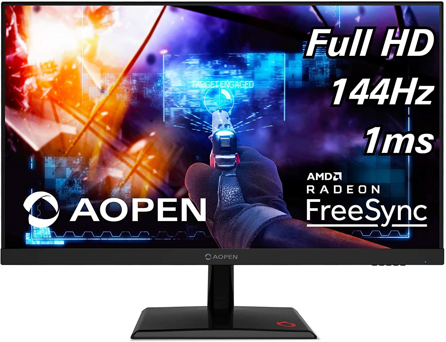 acer AOPEN 25MH1Q - 25" Monitor Full HD 1920x1080 144Hz 16:9 TN 1ms 250Nit (Renewed)