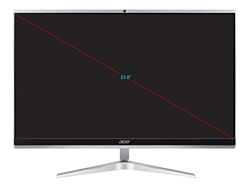 Acer Aspire C24-1651-UR15 AIO Desktop | 23.8" Full HD IPS Display | 11th Gen Intel Core i3-1115G4 | Intel UHD Graphics | 8GB DDR4 | 512GB NVMe M.2 SSD | Intel Wi-Fi 6 | Windows 10 Home
