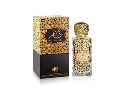 Al Fares Oud Dinar unisex perfume (women and men), Emper, Eau de parfum, vaporisateur natural spray (100 ml/ 3.4 Fl. Oz)