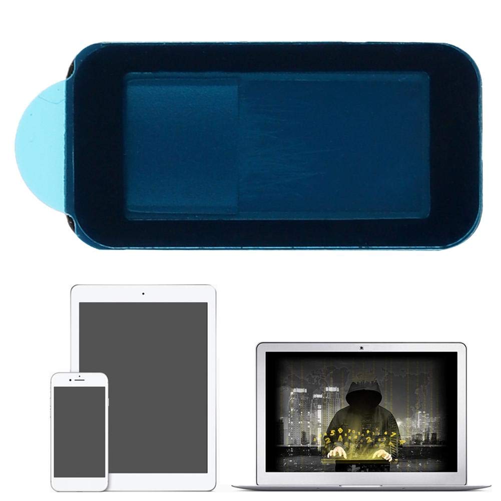 nwejron Webcam Cover, Practical Anti-peep Computer Camera Cover for Tablets for Laptops for Desktops for Smartphones(Black)