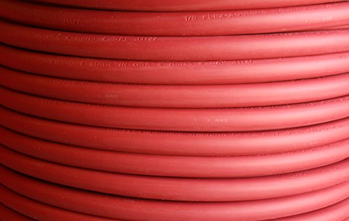 1/0 Gauge AWG - Flex-A-PreneĀ® - Welding/Battery Cable - Red - 600 V - Made in USA (100 FEET)