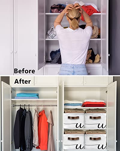 1 Pack Large Storage Baskets Bins Laundry Room Collapsible Storage Box Laundry Organizer for Closet Shelf Nursery Kids Bedroom Washing Clothes Washing Machine