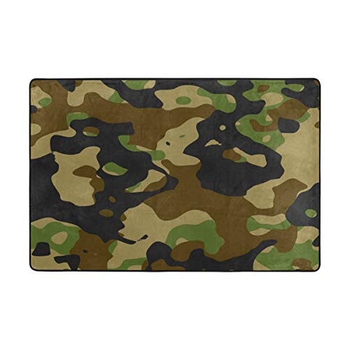 ALAZA Camouflage Military Style Area Rug Rugs for Living Room Bedroom 3'x2'